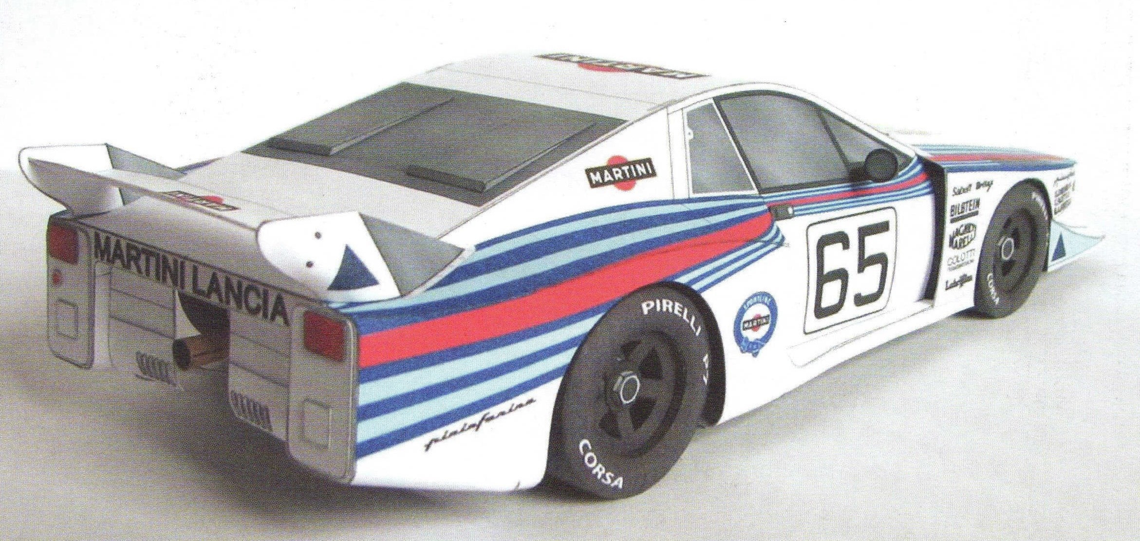 ️ Papercraft Lancia Montecarlo Turbo – Modelo de papel gratis
